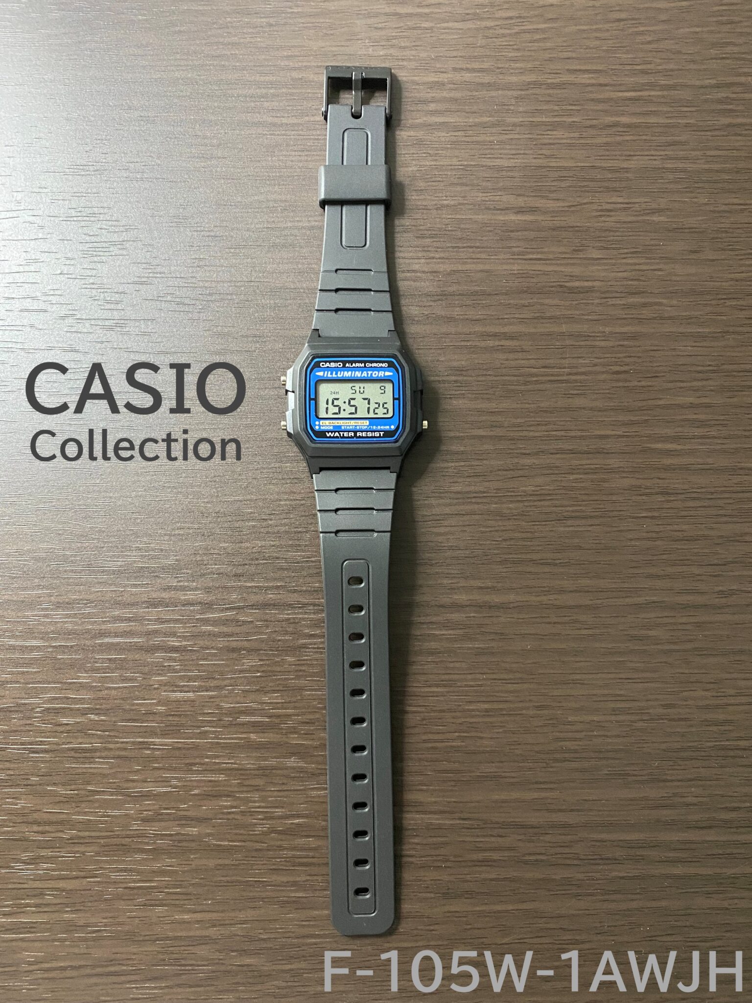 EL搭載！CASIO F-105Wレビュー | 見栄っ張りの鏡